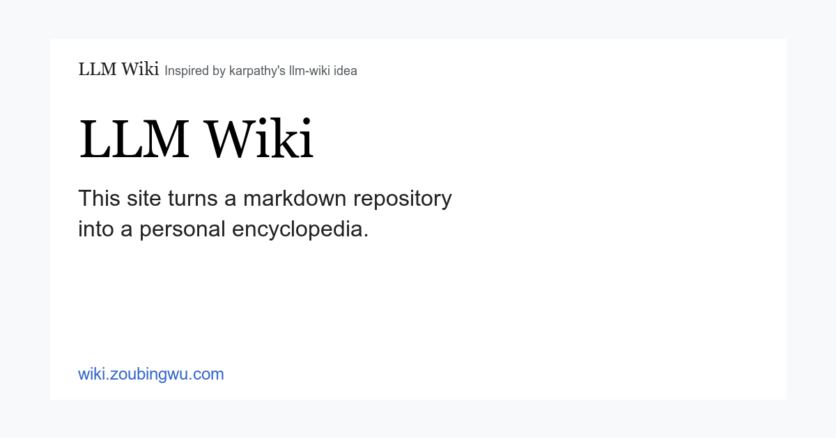 LLM Wiki